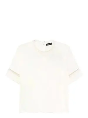 Fabiana Filippi Sleeve-detail Blouse - Neutrals