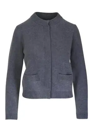 Vince Front-pocket Cardigan - Grey