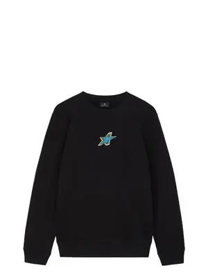 Paul Smith Regular-fit 'star' Sweatshirt - Black