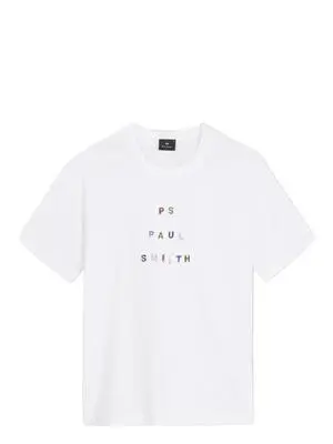 PAUL SMITH Regular-fit Stencil Print T-shirt