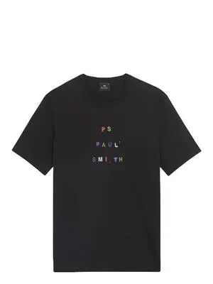 Paul Smith Stencil Print T-shirt - Black