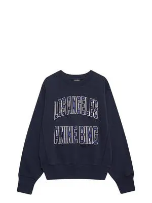 ANINE BING Sweatshirt Harry Shrunken Vintage - Vintage Black
