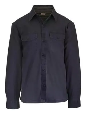 Faherty Brand Inlet Chest-pocket Button Overshirt - Green