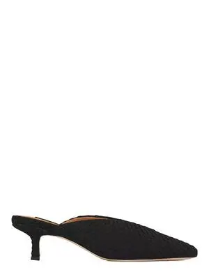 NAGHEDI Point-toe Mules - Black