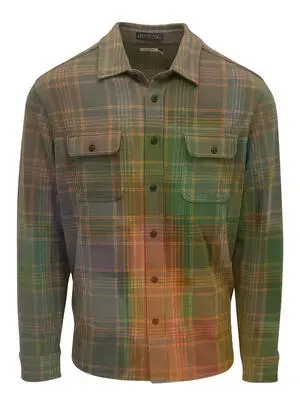 Faherty Brand Flap-pocket Checked Shirt - Green
