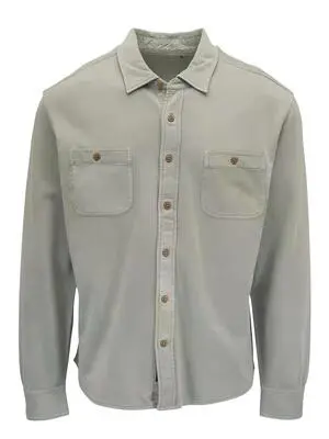 Faherty Brand Pocket-chest Shirt - Grey