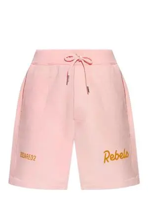 Dsquared2 Logo Detail Shorts - Pink