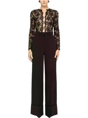 NISSA High-waisted Trousers - Black