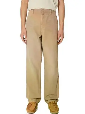Carhartt Work In Progress Logo-patch Trousers - Neutrals