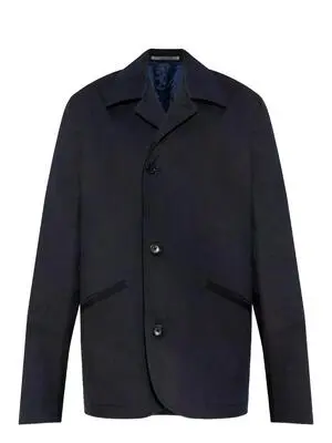 Paul Smith Button Notched Jacket - Blue