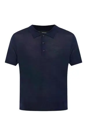 Dsquared2 Buttoned Polo Shirt - Blue