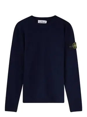 Stone Island Organic Cotton Sweater - Blue