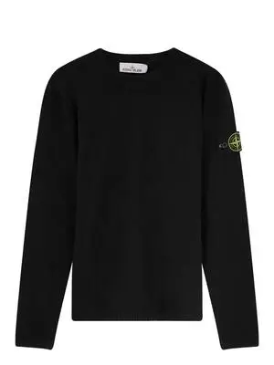 Stone Island Organic Cotton Sweater - Black