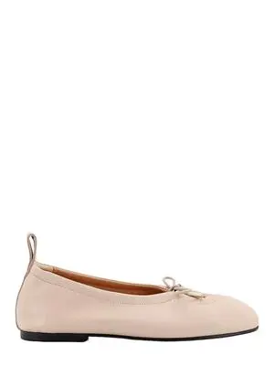 ALOHAS Rosalind Leather Ballerinas - White