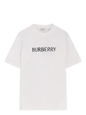 Burberry Seth Organic Cotton Tshirt - White