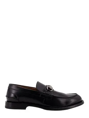 Gucci Leather Loafer With Horsebit - Black