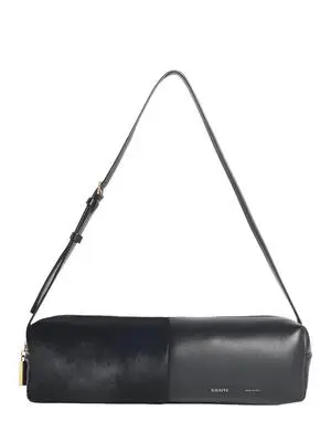 Khaite Kye Leather Shoulder Bag - Black