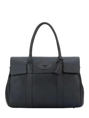 Mulberry Bayswater Leather Tote Bag - Black