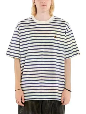 A BATHING APE Solid Camo Stripe T-shirt