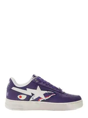 A BATHING APE Sta Shark Low Top Sneakers - Purple