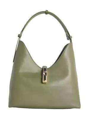 Furla Leather Shoulder Bag - Green