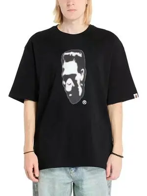 A BATHING APE Relaxed Fit T-shirt - Black