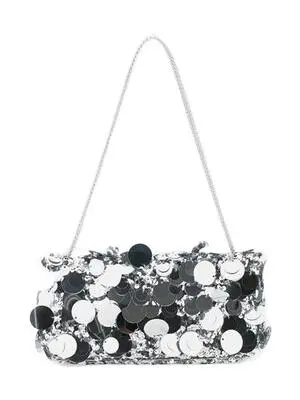 Rabanne Sequined Shoulder Bag - Silver