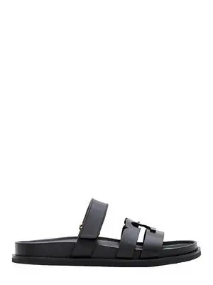 Tory Burch Ines T Slide Sporty Sandal - Black
