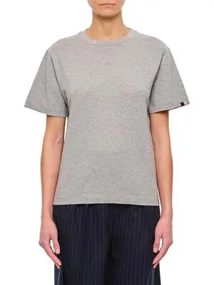 EXTREME CASHMERE X Cotton And Cashmere T-shirt - Grey