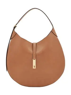 Polo Ralph Lauren Hobo Shoulder Bag - Brown