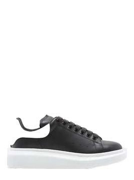 Alexander McQueen Larry Oversized Leather Sneakers Black