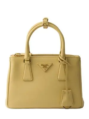Prada Galleria Small Leather Bag - Vanilla