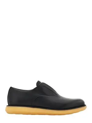 FERRAGAMO Derby Slip-on - Black