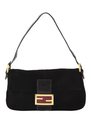 Fendi Baguette Shoulder Bag - Black