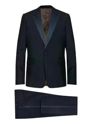 Paul Smith Shawl Collar Suit - Blue