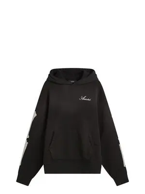 Amiri Bones Oversized Hoodie - Black