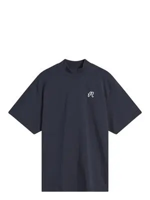 MALBON Mare Mockneck T-shirt - Navy