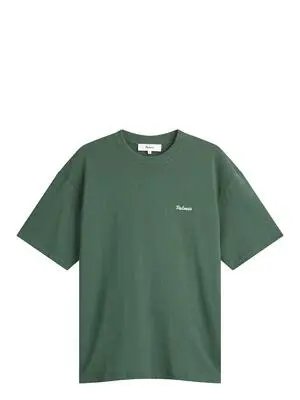 PALMES Logo Stitch T-shirt - Dark Green