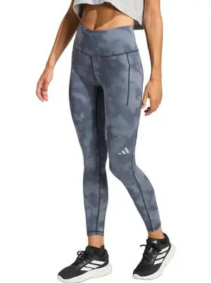 Adidas Adi365 Climacool Aop Running 7/8 Leggings - Black