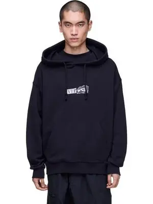 Adidas Y-3 Brushed Terry Gfx Hoodie - Black