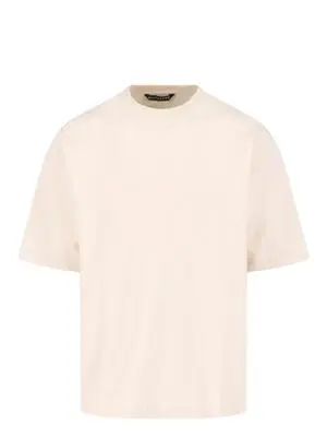 WHITE SAND Crew-neck T-shirt - Cream