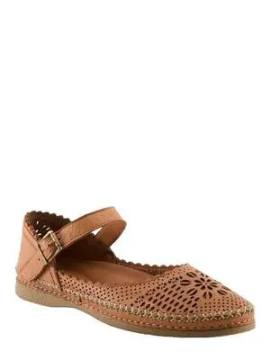 SPRING STEP SHOES Zabelle Mary Jane Flat - Camel
