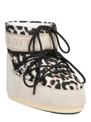 MOON BOOT® Icon Low Leopard Print Boots - Light Leopard