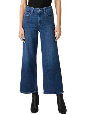Paige Anessa High-Waist Wide-Leg Jeans Corries