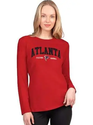 G-III 4HER BY CARL BANKS Atlanta Falcons Long Sleeve T-shirt - Red
