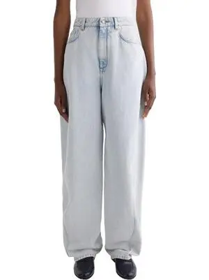 Givenchy High-waisted Cocoon Jeans - Light Blue