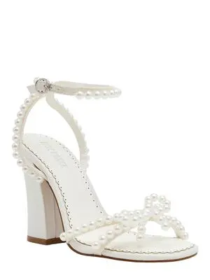 Steve Madden Hara Ankle Strap Sandal - Ivory Pearl