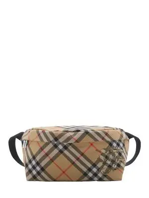 Burberry Check Belt Bag - Sand