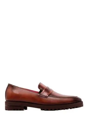 GARDNT Alessandro Leather Loafer Cognac