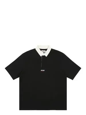 PALACE Wide Rugby Polo - Black